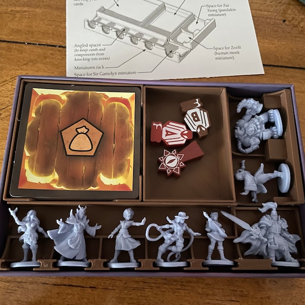Tiny Epic Dungeons Stories Expansion- Game Box Organizer (unofficial ...
