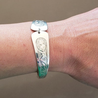 Spoon Bracelet Spoon Jewelry Antique Silver Plate Spoon - Etsy