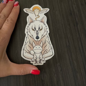 Loth Wolf Loth Cat Morai Vinyl Sticker Waterproof/decal/glossy - Etsy