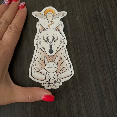 Loth Wolf Loth Cat Morai Vinyl Sticker Waterproof/decal/glossy - Etsy