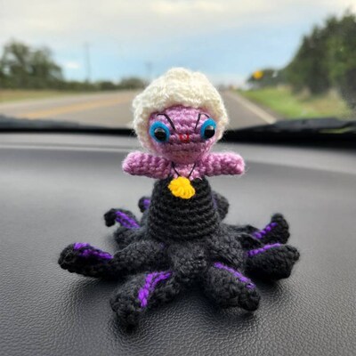 Little Mermaid Sea Witch With Eels Amigurumi Doll Crochet Pattern - Etsy