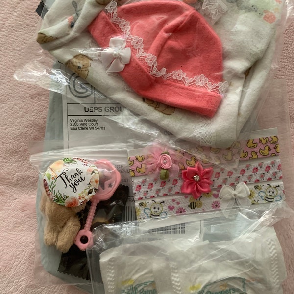 2 Micro Preemie Pampers Diapers. Tiny Diapers for Reborn Dolls ...
