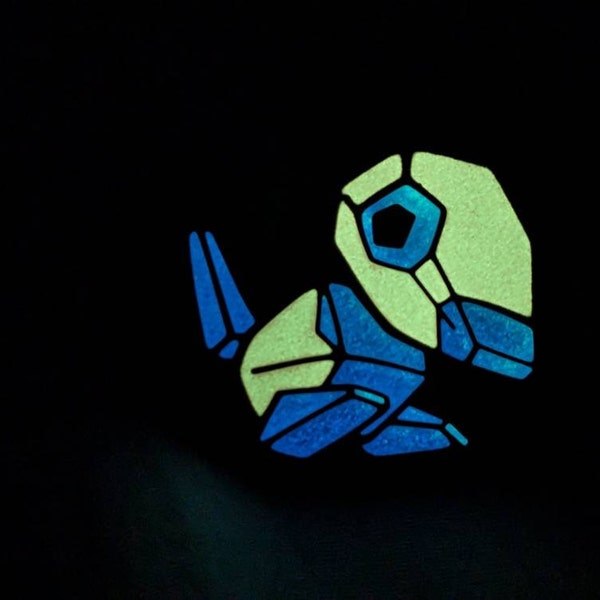 Porygon Glow-in-the-dark Hard Enamel Pin - 1in. - Etsy