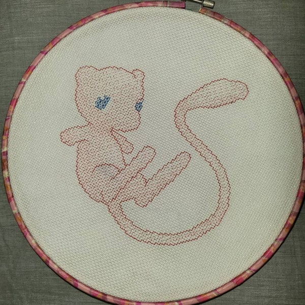 Mew - Blackwork Pattern (digital Download - PDF) - Etsy