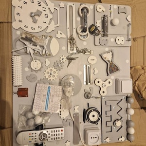 GIANT LARGE 1 METR Large Busy Board Montessori, Personalised Wooden ...