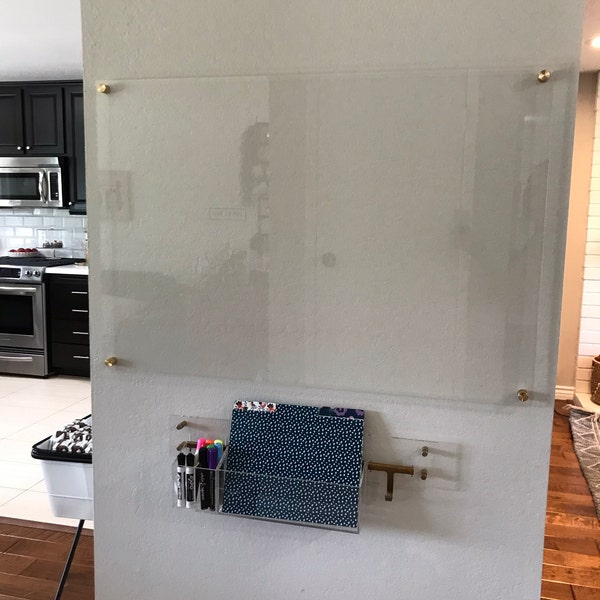 Blank Acrylic Dry Erase Board, 2025 Vision Board, 1/4" Thick Clear ...