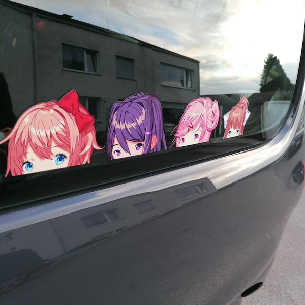 Just Doki Doki Literature Club, Monika, Yuri, Sayori, Natsuki, DDLC Stickers - Etsy