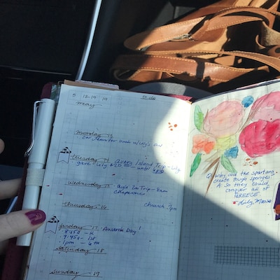 Monthly View With Tracker GRID Traveler's Notebook Printable Insert ...