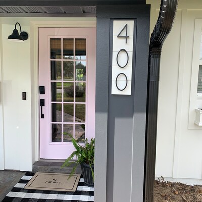 Farmhouse Shiplap House Numbers, Address Sign, Farmhouse Decor, Address ...