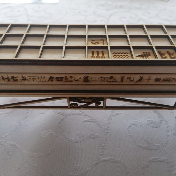 SENET - the Ancient Egyptian Board Game of the Pharaohs. Strategic ...