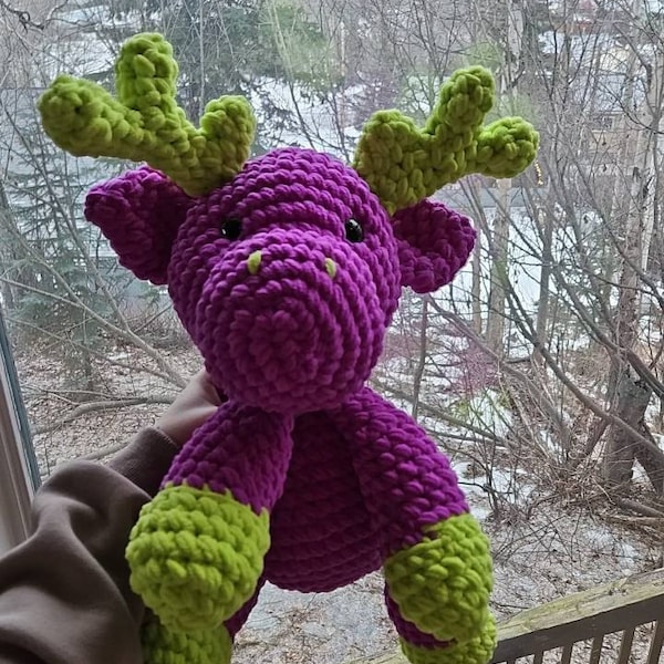 Crochet Moose Amigurumi Pattern | Moose Crochet Pattern | Woodland ...