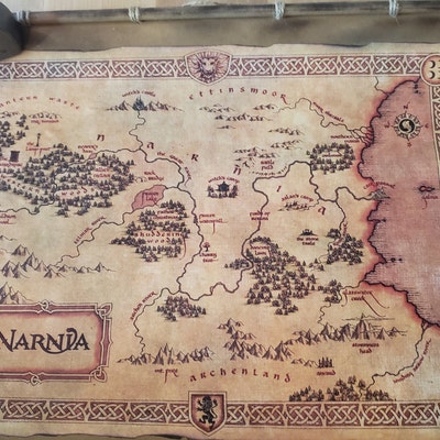 Map of Faerun, Handmade Scroll, Forgotten Realms Map, Dungeons and ...