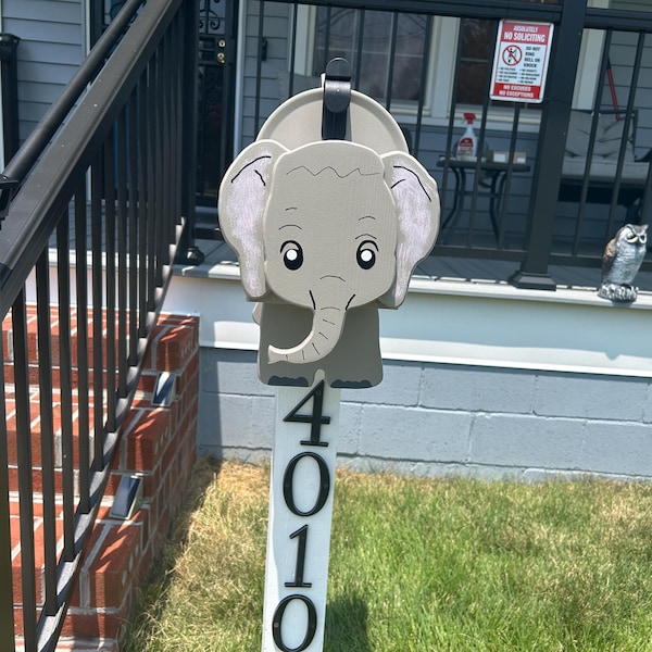 Handmade Steam Locomotive Mailbox With Solar Night Light - Etsy