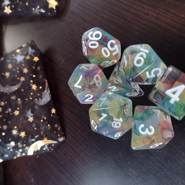 Bard Song Dnd Dice Set for Dungeons and Dragons | D20 TTRPG Polyhedral ...