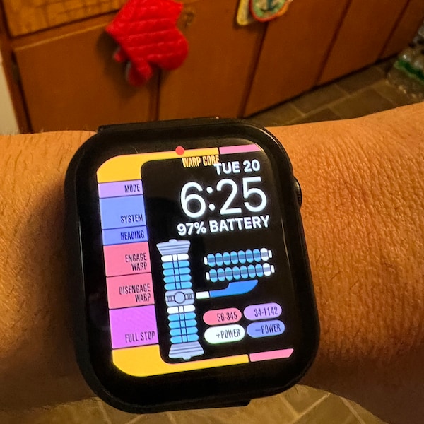 ANIMATED Sci-fi Inspired Apple Watch Face by Valo Creations | Perfect ...
