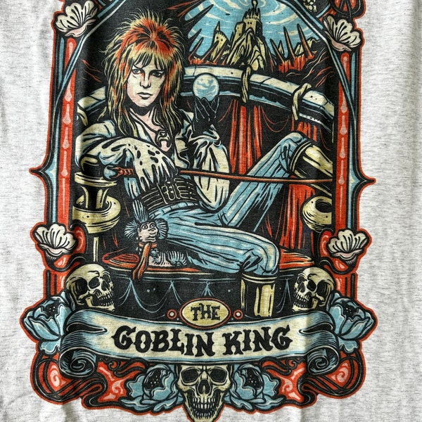 Labyrinth Jareth Shirt Art Nouveau Labyrinth Bowie Movie Tee - Etsy