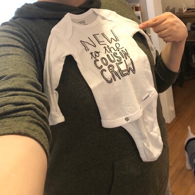 New to the Cousin Crew Onesie® Cousin Crew Baby Gift Cousin Crew Baby Shower Gift Cousin ...