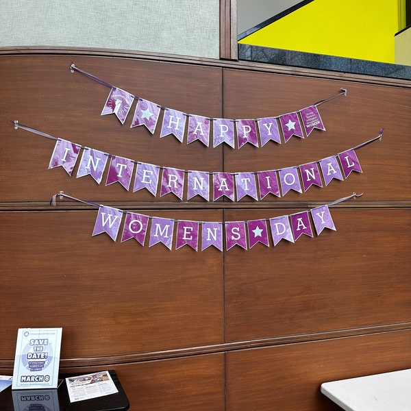 Women's Day Banner Printable / International Women's Day Banner / Women ...