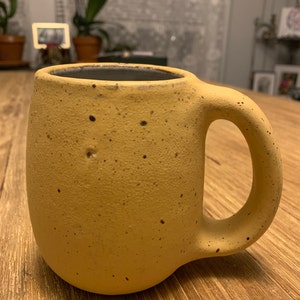 MADE TO ORDER Round Mug Cream 11-12oz, Ceramic, Pottery, Handmade ...