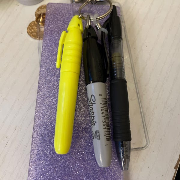 Mini Pen Set Nursing Badge Reel Accessory Er Nurse Badge Reel Medical ...