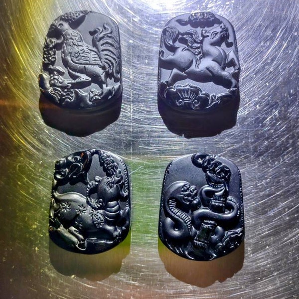 5pc S999 Silver Chinese Dragon Turtle Lucy Beads Animal Charms DIY ...