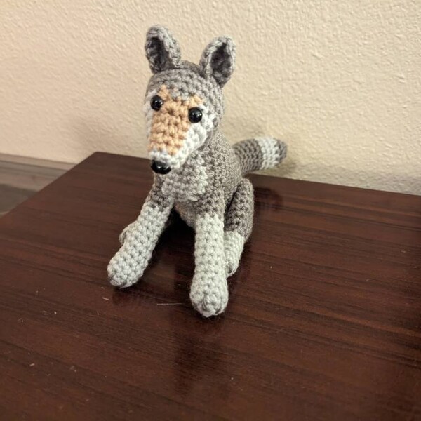 Crochet Pattern for Woolfie, Realistic Crochet Wolf Amigurumi - Instant ...