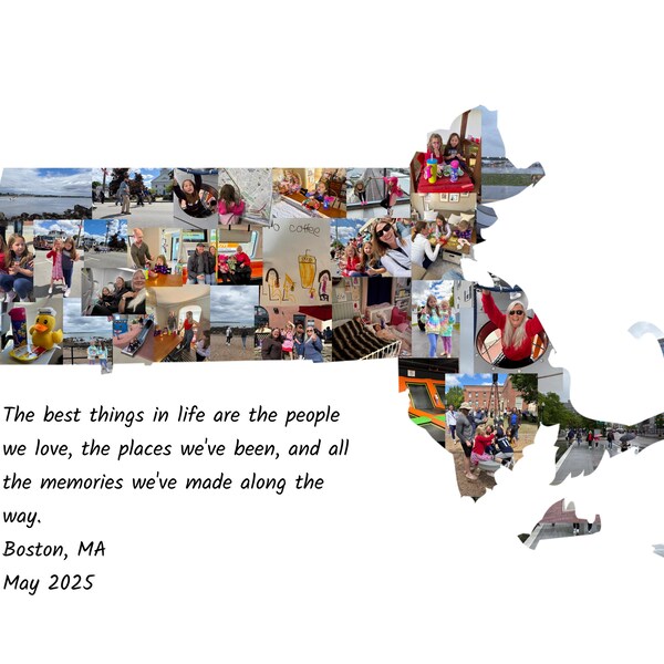 Farewell Custom Gift Collage, Coworker Leaving Gift, Moving Away Gift ...