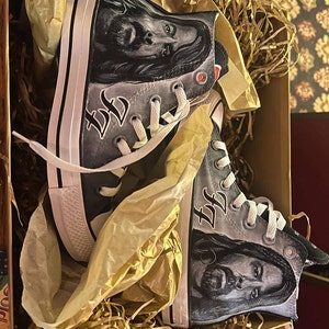 Hand Painted Musical Shoes Converse Art - Etsy