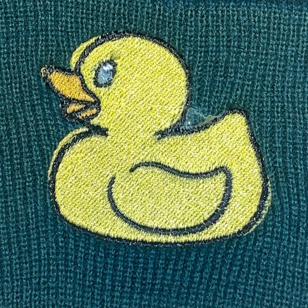 MINI Rubber Duck Embroidery Designs, Duck Embroidery Design, Machine ...