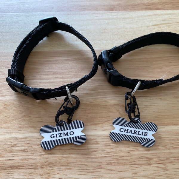 Stripes Dog Tag Dog Tags for Dogs Geometric Dog ID Tag Dog Tag Dog Tags ...