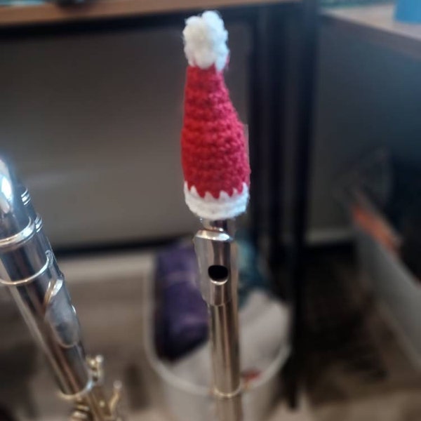 Flutehats, Little Crochet Hat for the Flute, Santa Hat - Etsy