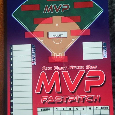 Custom Lineup Cards Baseball or Softball 4 Part Carbonless - Etsy