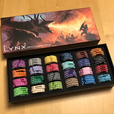 DND Miniatures Condition Rings With Box 96 Markers to Track 24 ...