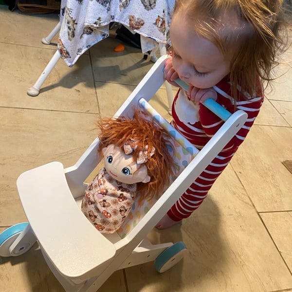 Swaddle Baby Doll "woodland" Print Minky Handmade Waldorf Inspired ...