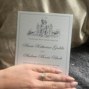 Wedding Venue Illustration, Custom Drawing From Photo, Hand Drawn Venue ...