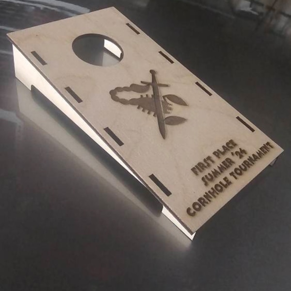 Desktop Mini Cornhole Game ~ 3mm Laser File ~ SVG ~ Coinhole ~ Tabletop ...