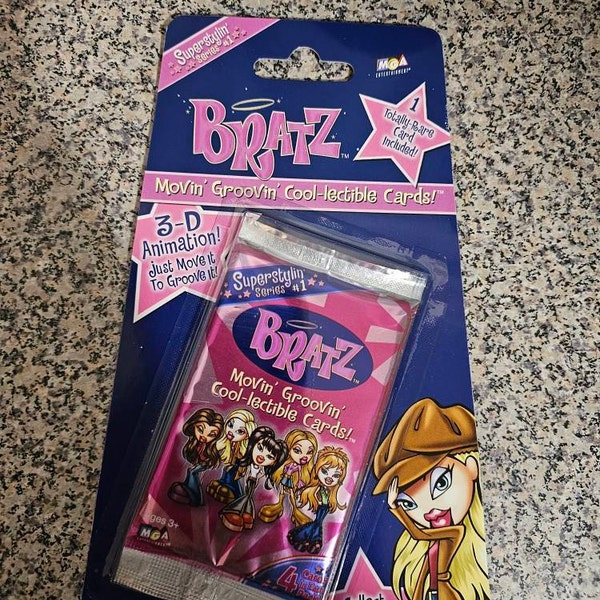4 Packs of Bratz Cards Movin Groovin Cool-lectible Cards MGA ...