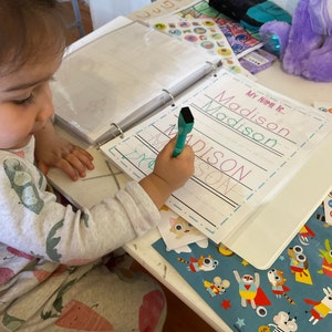 DAYS & MONTHS of the Year Tracing Cards Printable Preschool ...