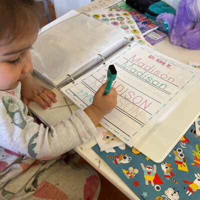 DAYS & MONTHS of the Year Tracing Cards Printable Preschool ...
