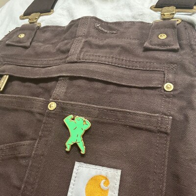 Leg Day Larry Buff Muscle Frog Hard Enamel Pin - Etsy