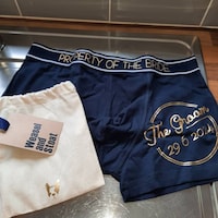 Groom's Property of the Bride, Wedding Date Boxer Shorts, Cocktail ...
