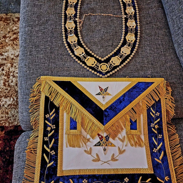 Masonic Royal Arch Past High Priest 100% Lambskin Apron PHP - HAND ...