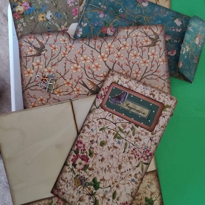 Library Pocket Kit With Card and Labels the Raven Antique Ephemera ...