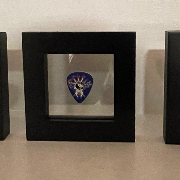 3" X 3" - CLEAR - Guitar Pick Display Frame - Double Sided - Etsy