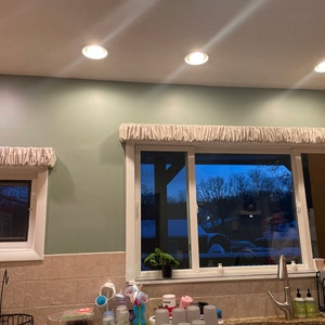 New CUSTOM Window Rod SLEEVES Sleeve Valance Topper Many - Etsy