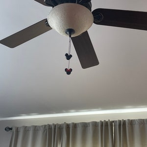 Mickey Mouse Ceiling Fan Pull Disney Bedroom Disney Home Decor - Etsy