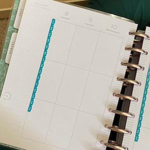 48 Custom or Blank Corner Planner Stickers Bracket Reminder - Etsy