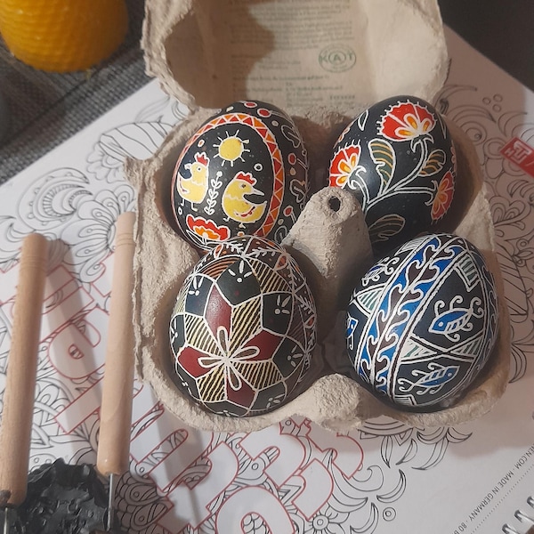 Brass Kistka Wax Pen Set – Pysanky Egg Decorating Tool, Ukrainian ...