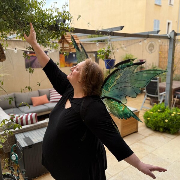 Husk Wings, Black, Red Angel Wings Costume, Hazbin Hotel, Cosplay - Etsy