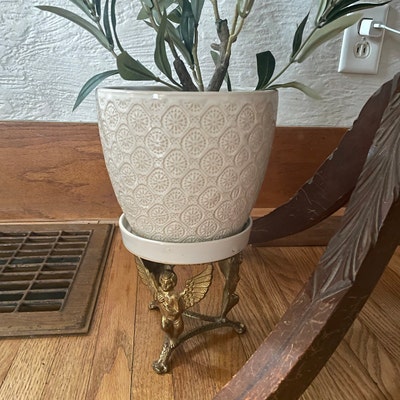 Vintage Handmade Pottery Pitcher With Seashells and Beach Aesthetic, 6 ...